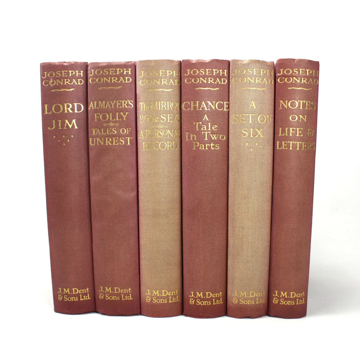 A Collection of 6 'Uniform Edition' Joseph Conrad works, J.M. Dent & S ...