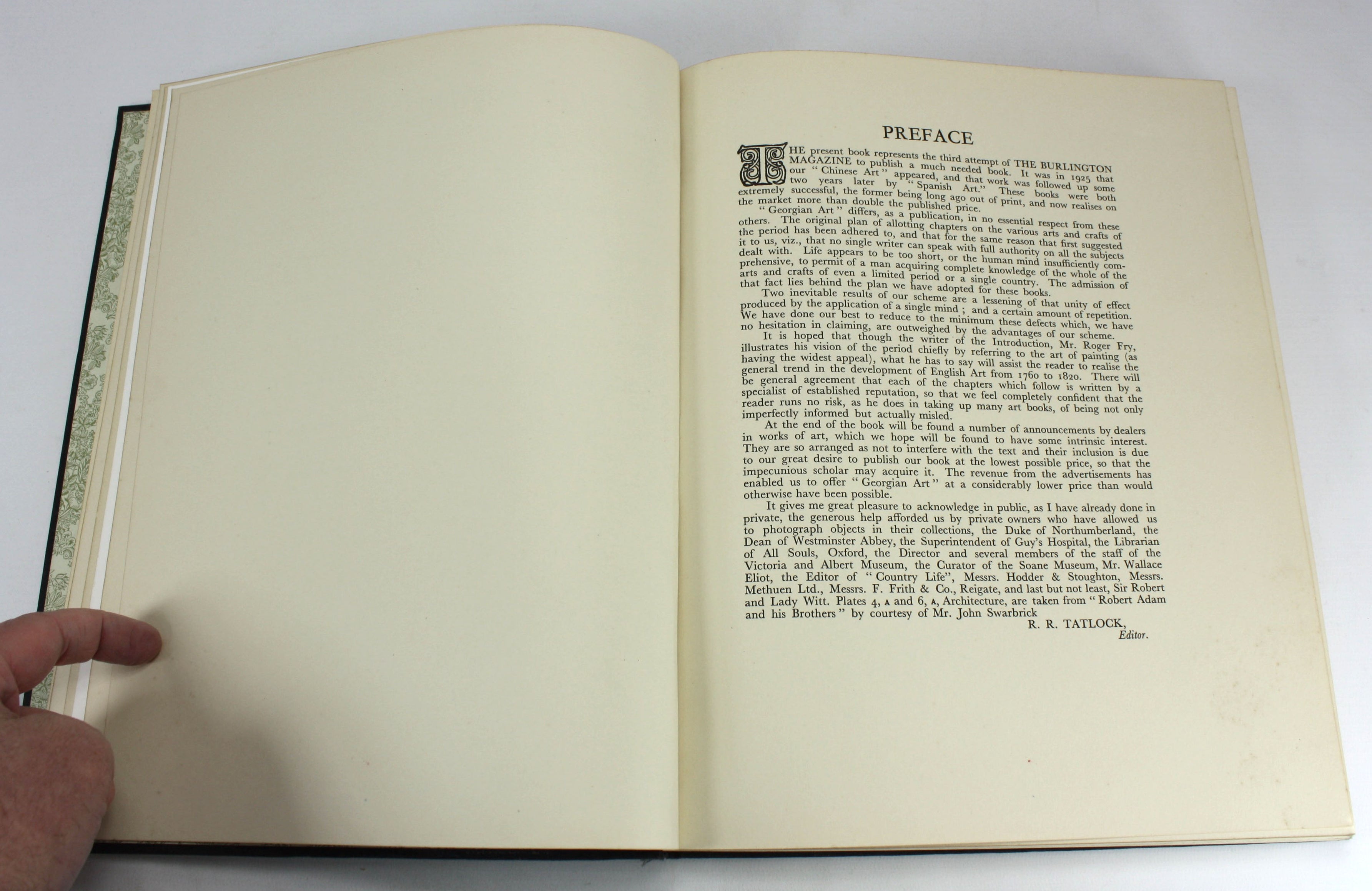 Burlington Magazine Monograph III - Georgian Art (1760-1820), 1929 ...