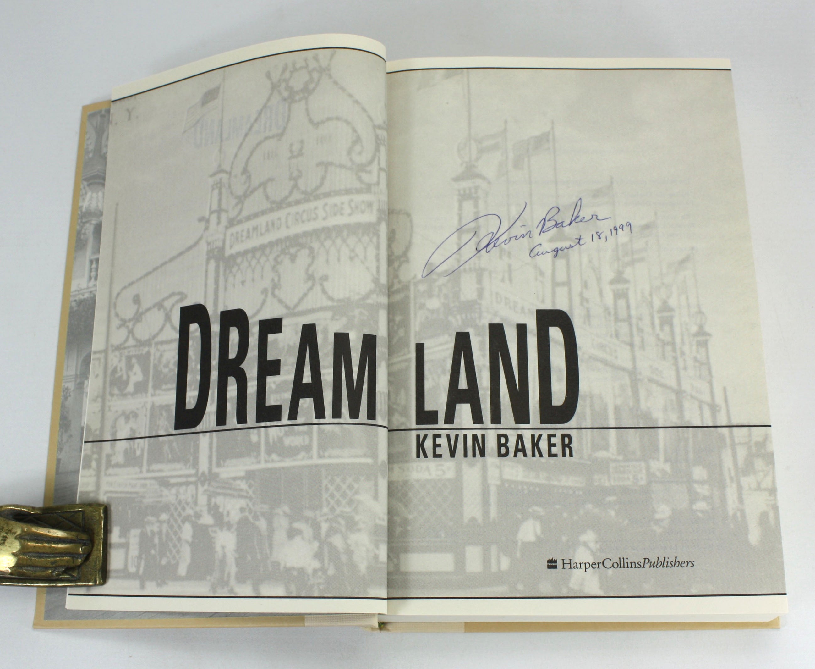 Dreamland, Kevin Baker, 1999, signed 1st edition — Lanna Antique