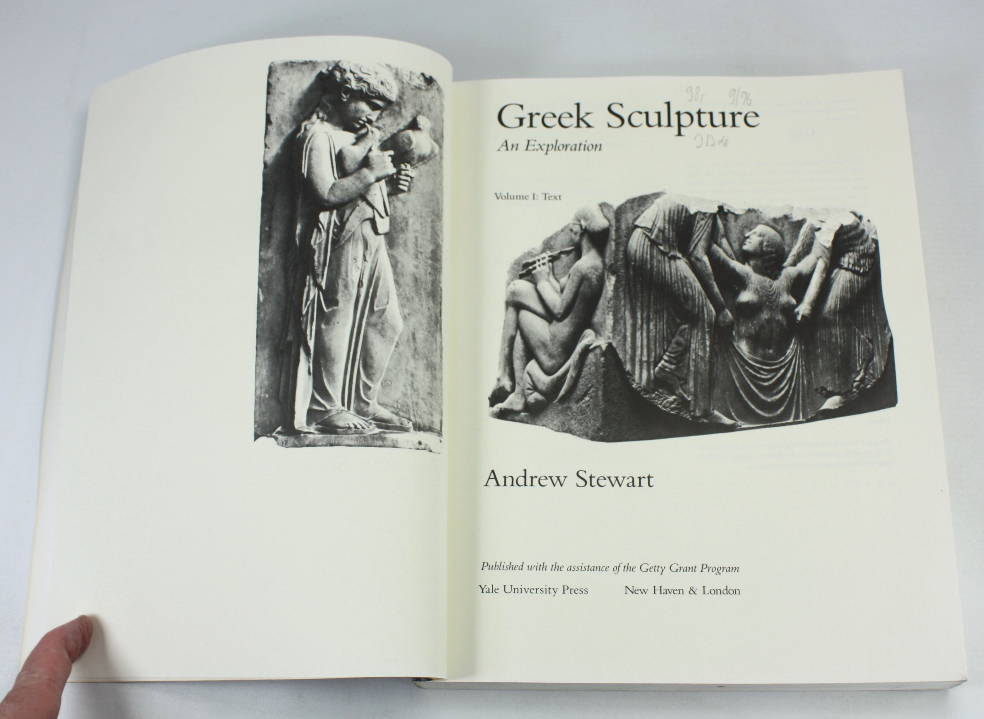 Greek Sculpture; An Exploration, Andrew Stewart, Yale University Press ...