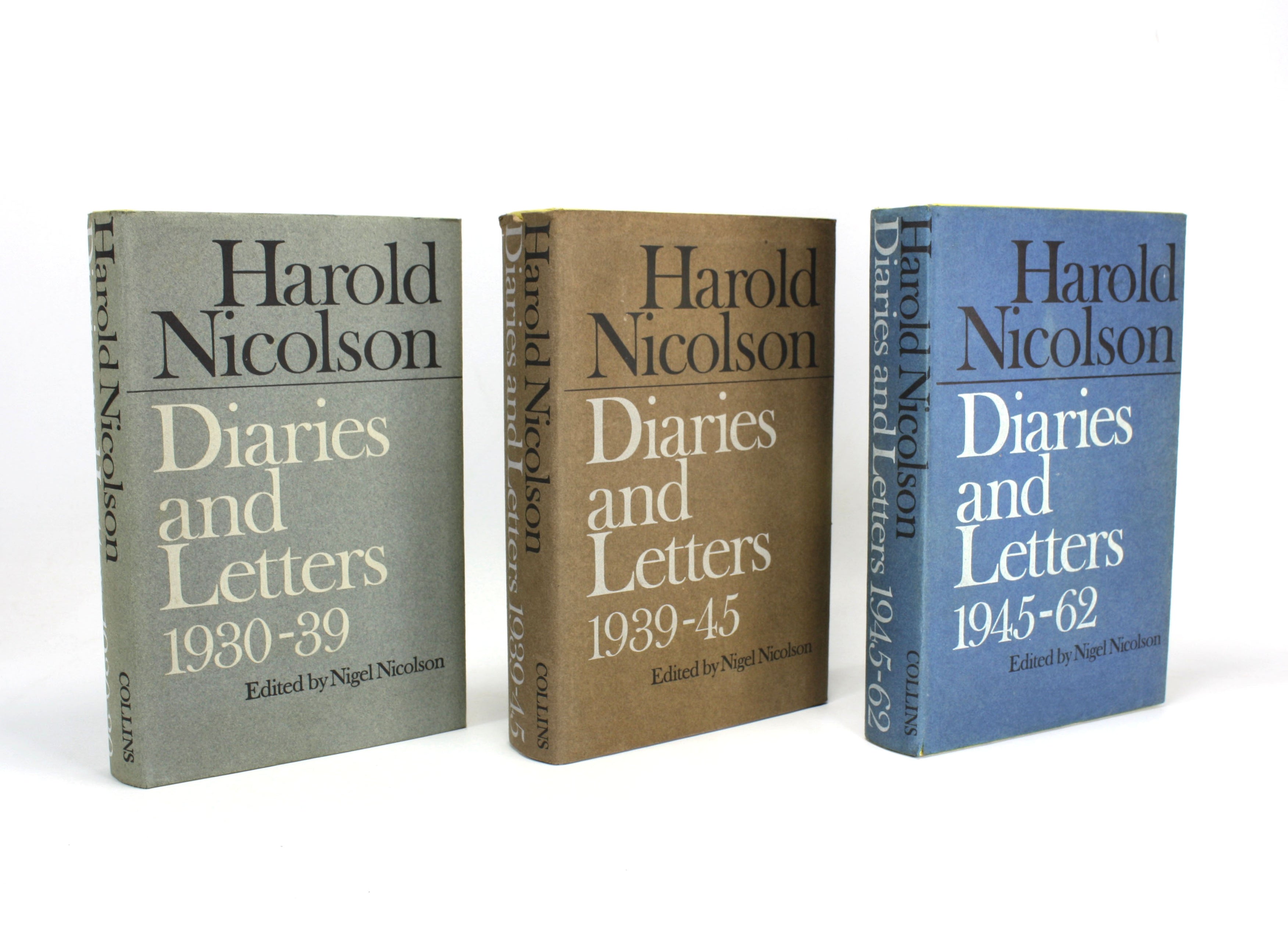 Harold Nicolson; Diaries and Letters 1930-1962, 3 Volume Set — Lanna ...