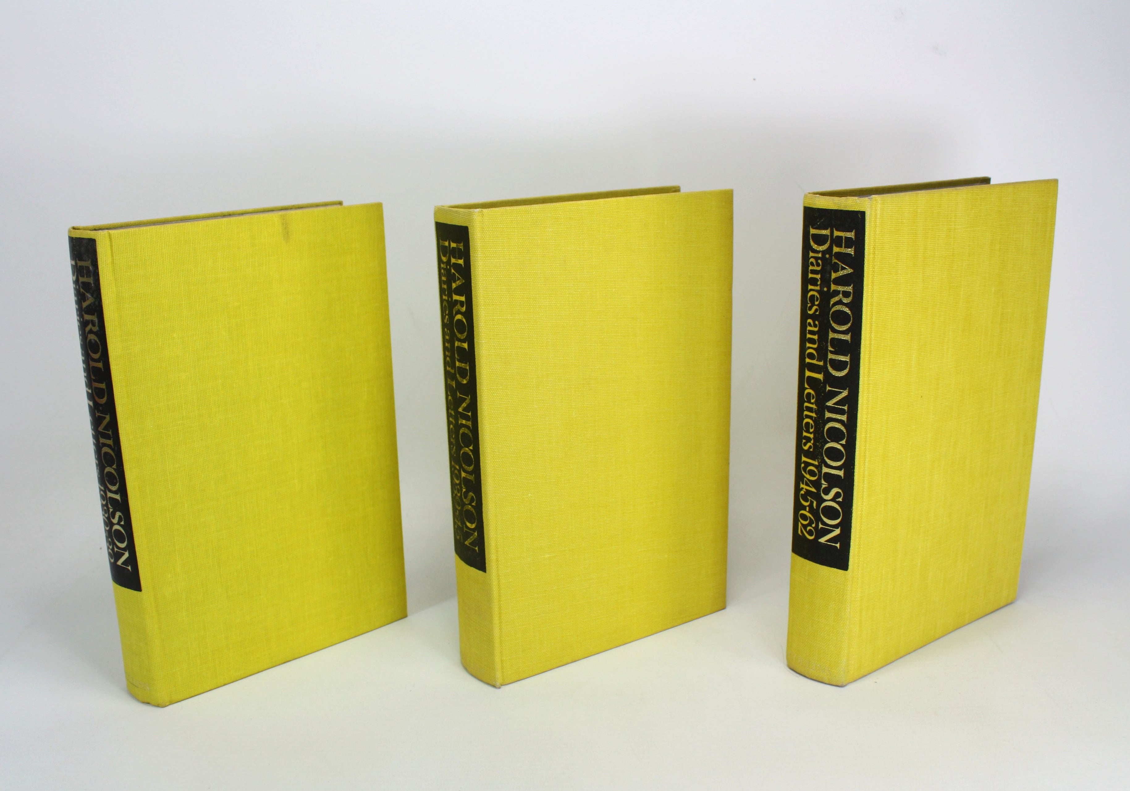 Harold Nicolson; Diaries and Letters 1930-1962, 3 Volume Set — Lanna ...