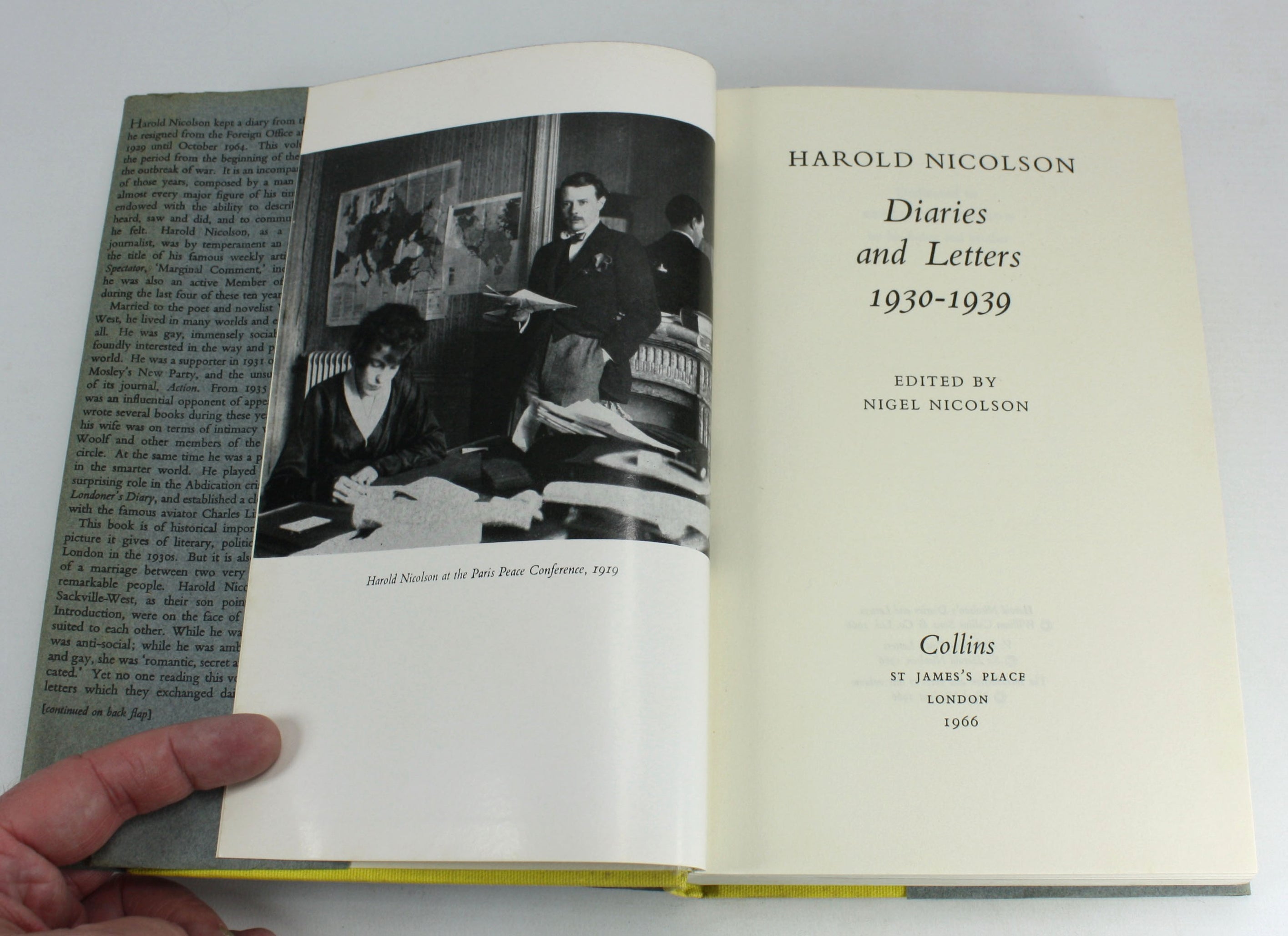 Harold Nicolson; Diaries and Letters 1930-1962, 3 Volume Set — Lanna ...