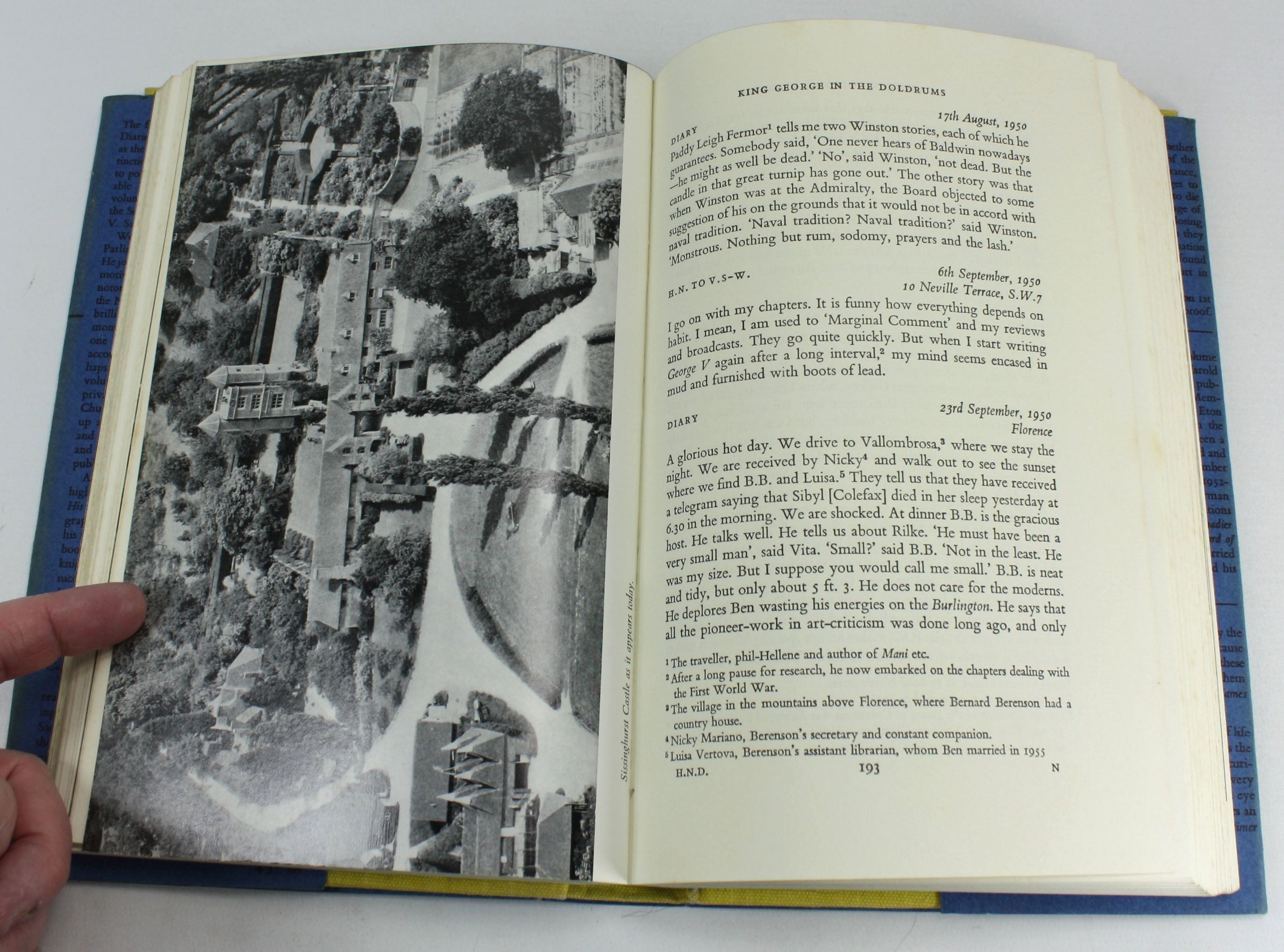 Harold Nicolson; Diaries and Letters 1930-1962, 3 Volume Set — Lanna ...