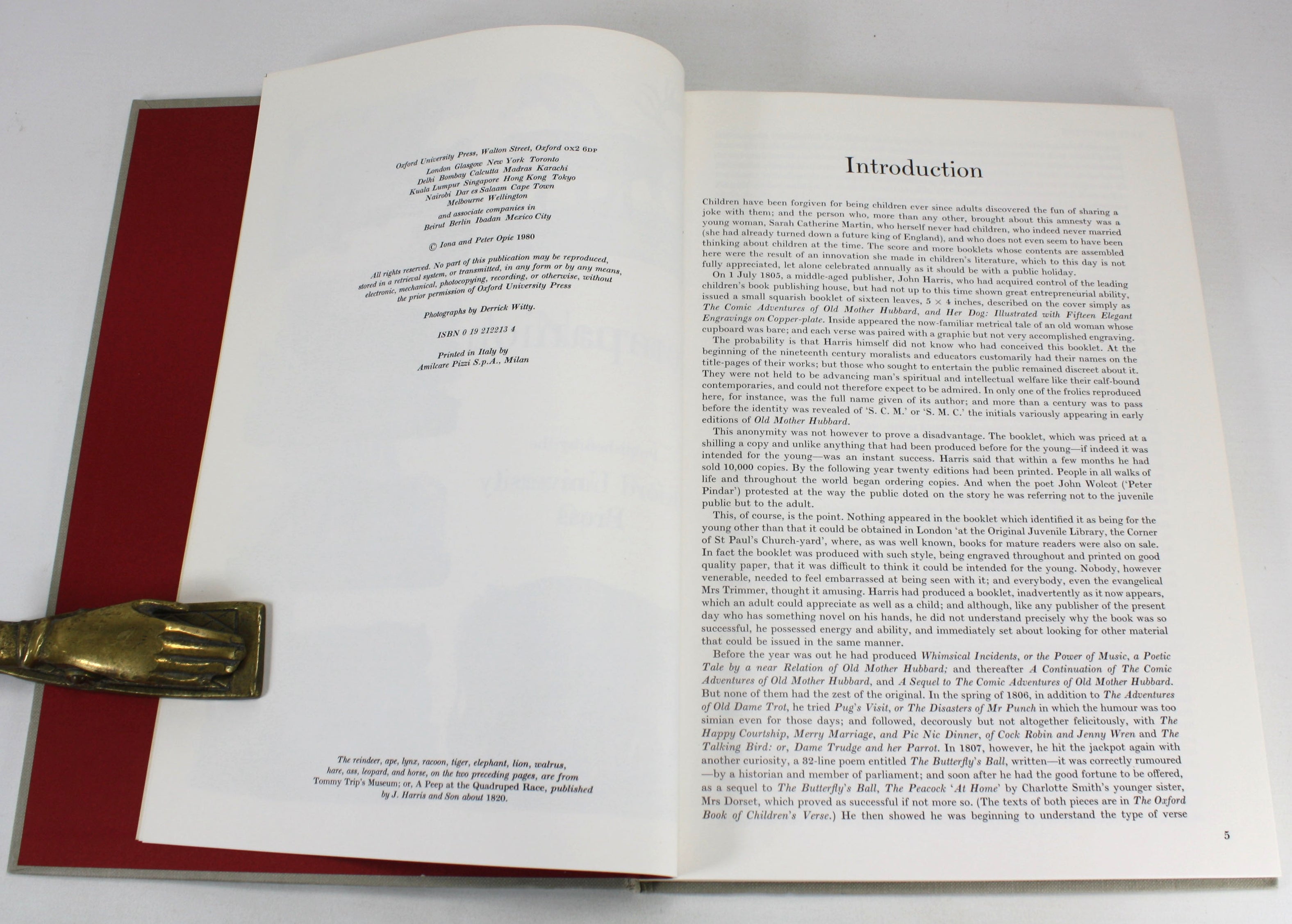 Iona and Peter Opie; A Nursery Companion & Children and Their Books, A ...