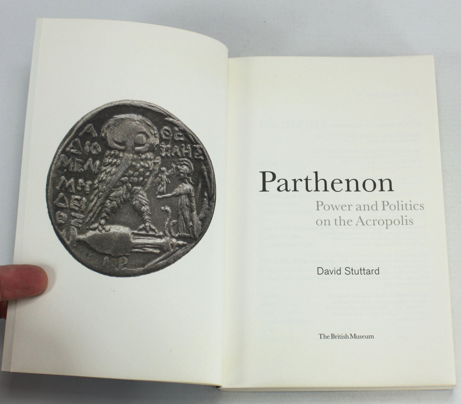 Parthenon; Power and Politics on the Acropolis, David Stuttard, Britis ...