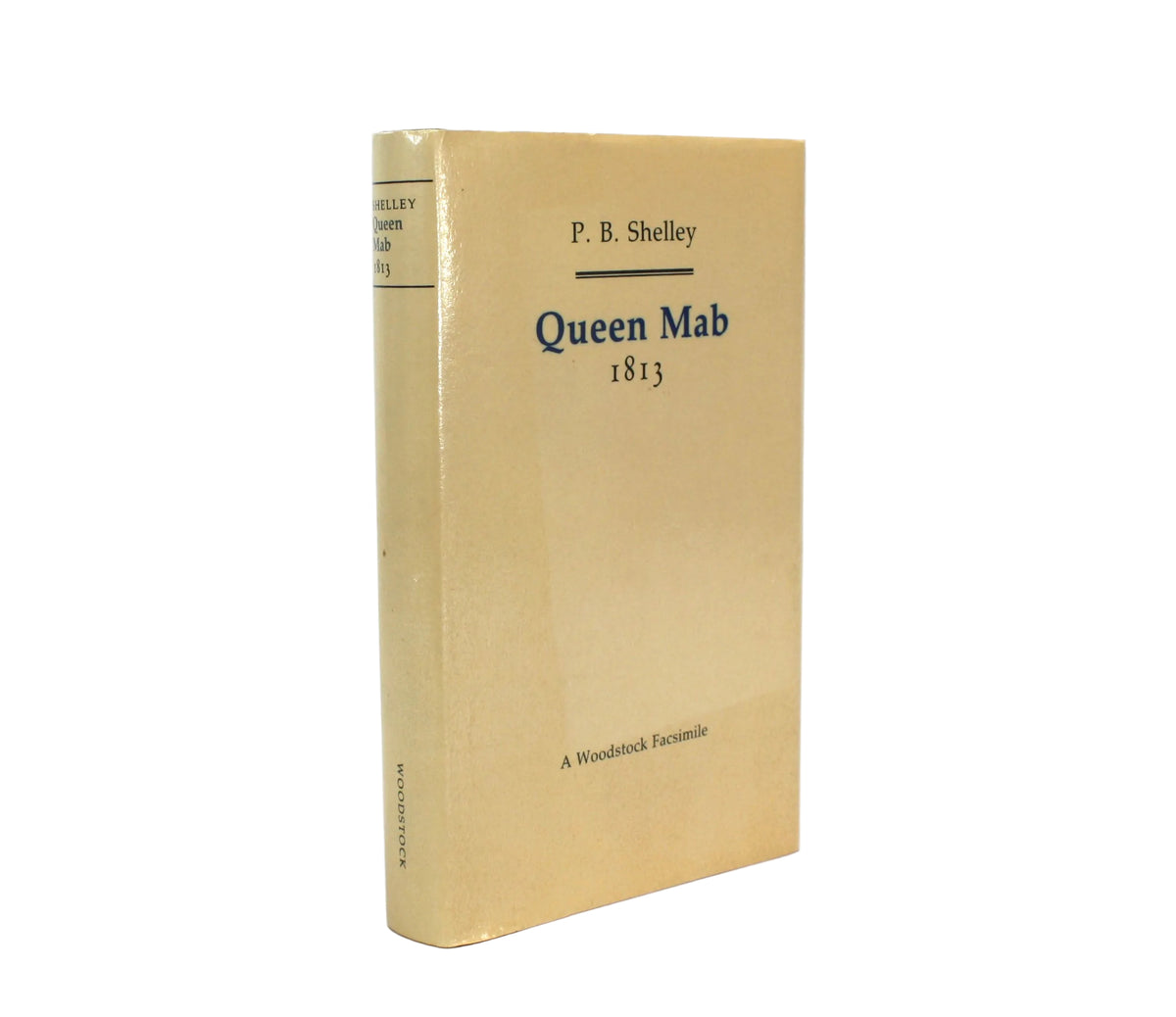 Queen Mab; 1813, Percy Bysshe Shelley, Woodstock Books 1990 — Lanna Antique
