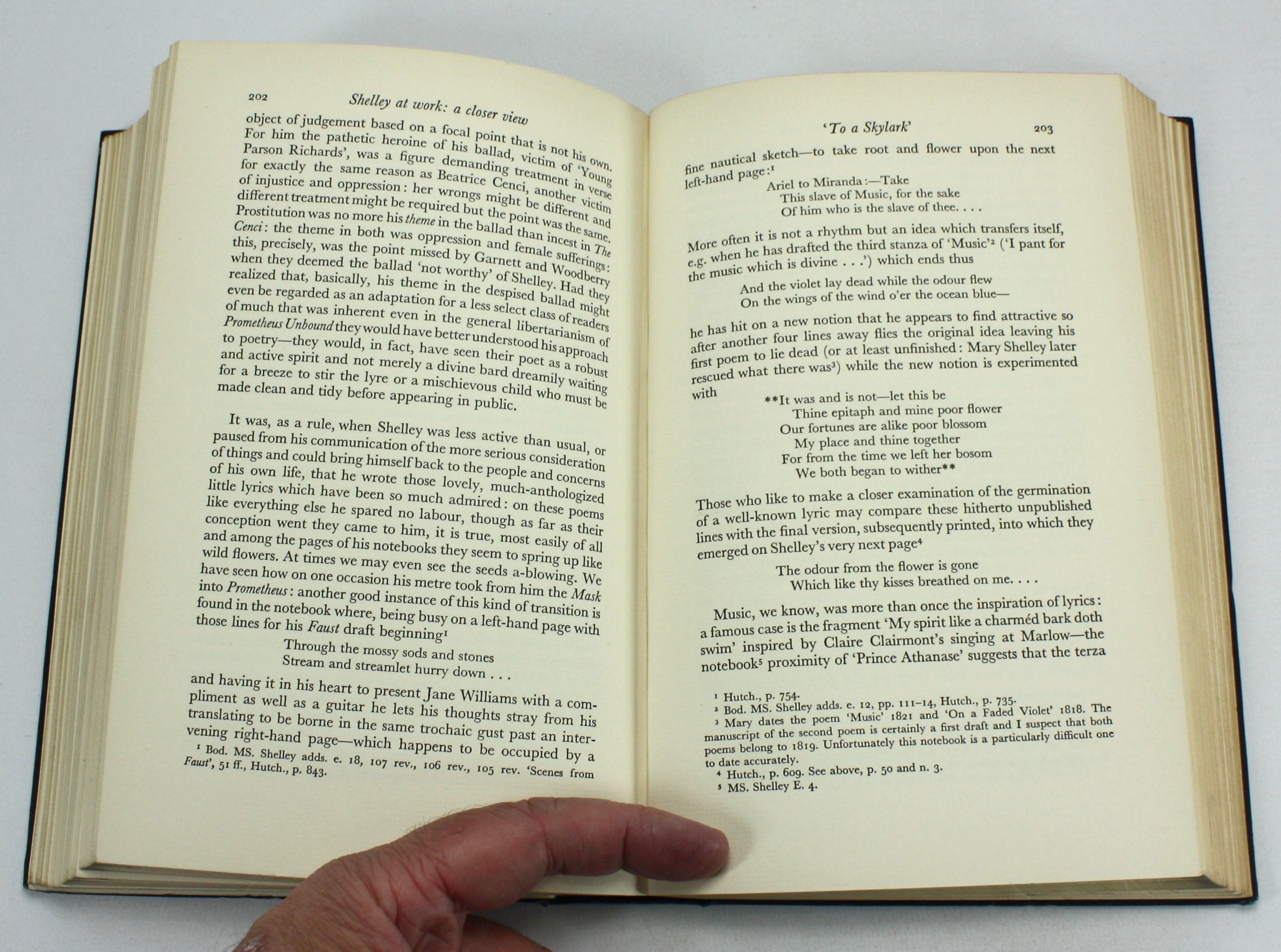 Shelley At Work; A Critical Inquiry, Neville Rogers, 1956 — Lanna Antique