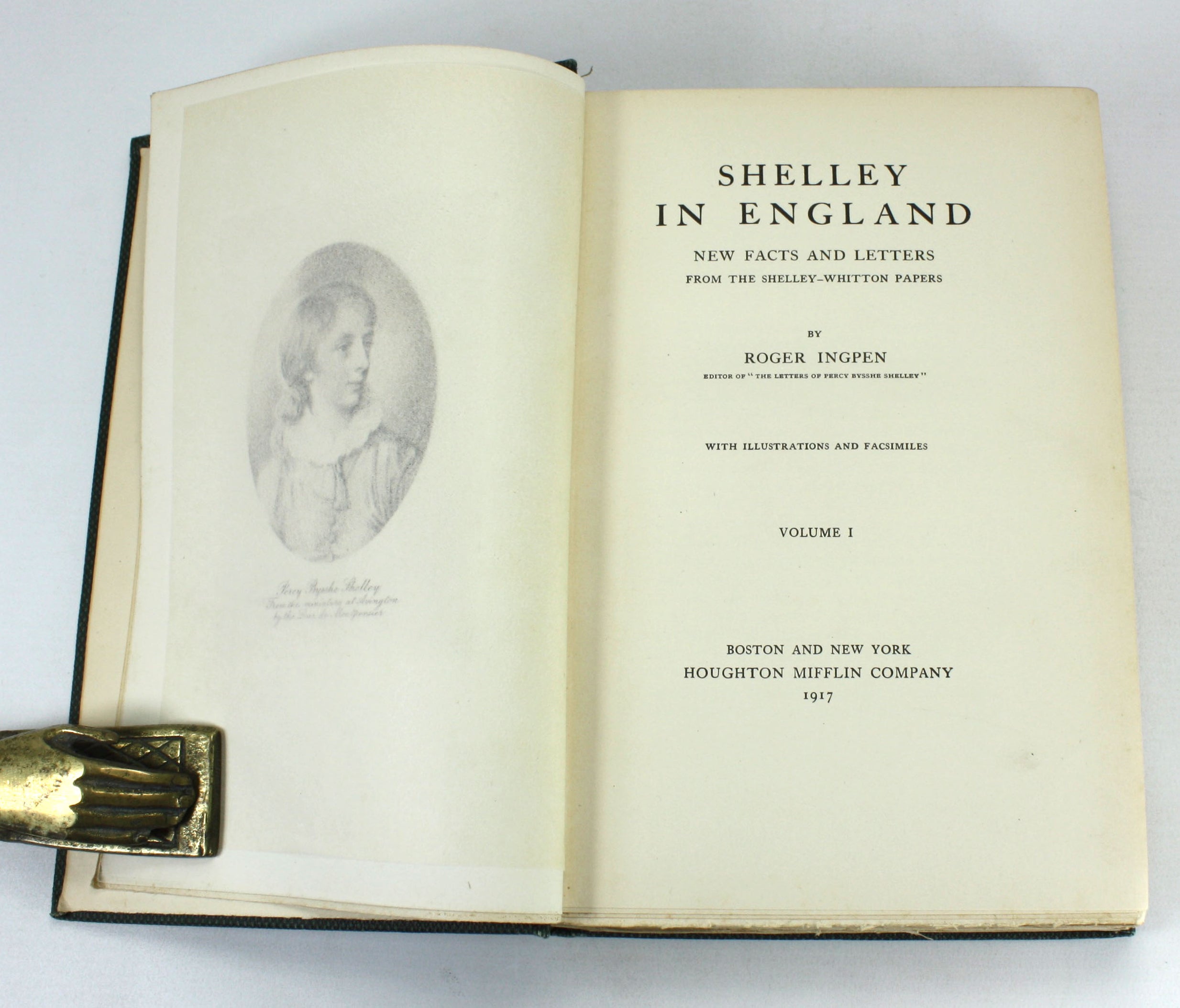 Shelley in England; New Facts and Letters from the Shelley-Whitton Pap ...