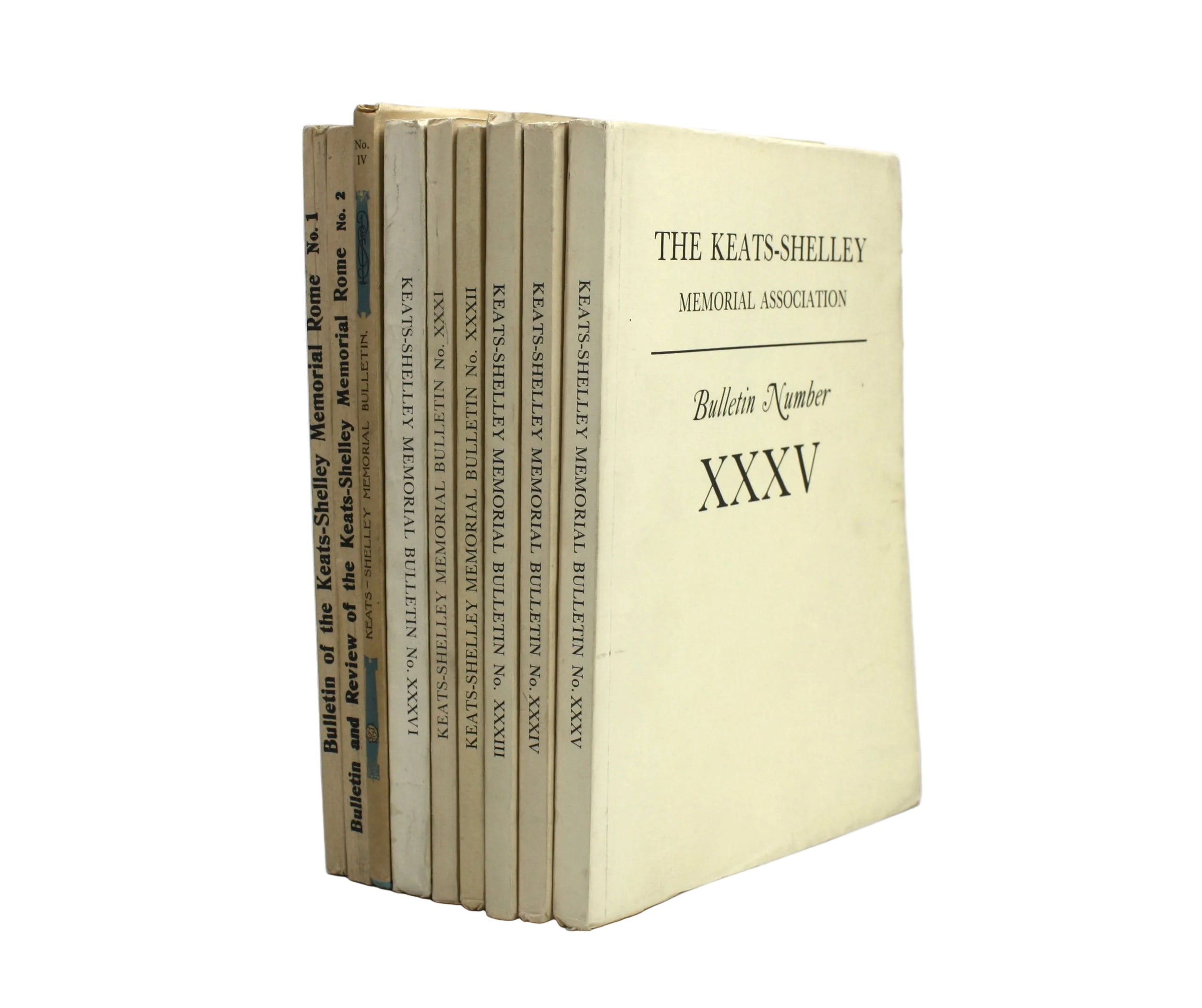 The Keats-Shelley Memorial Bulletin, 9 Issues from William St Clair's ...