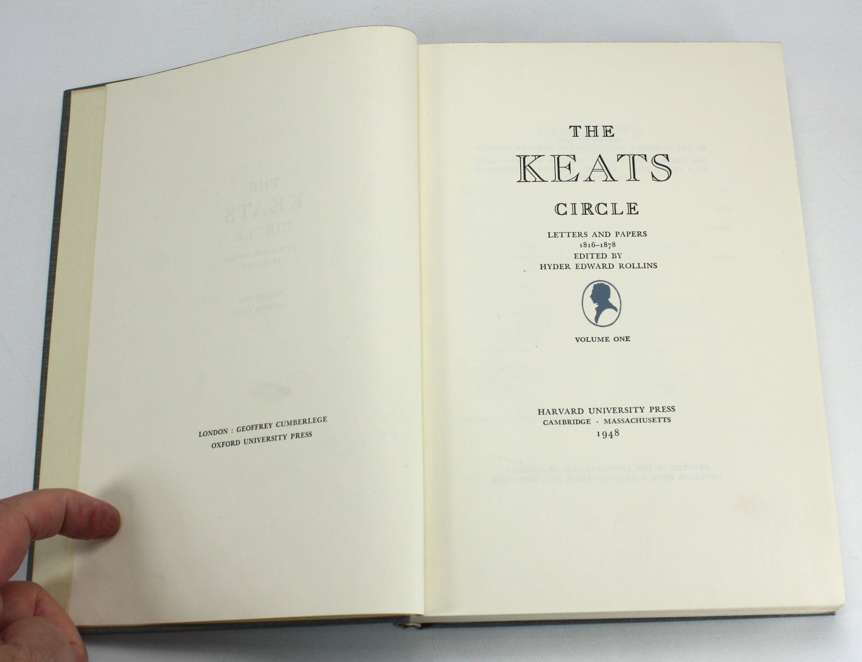 The Keats Circle; Letters and Papers 1816-1878, Hyder Edward Rollins ...
