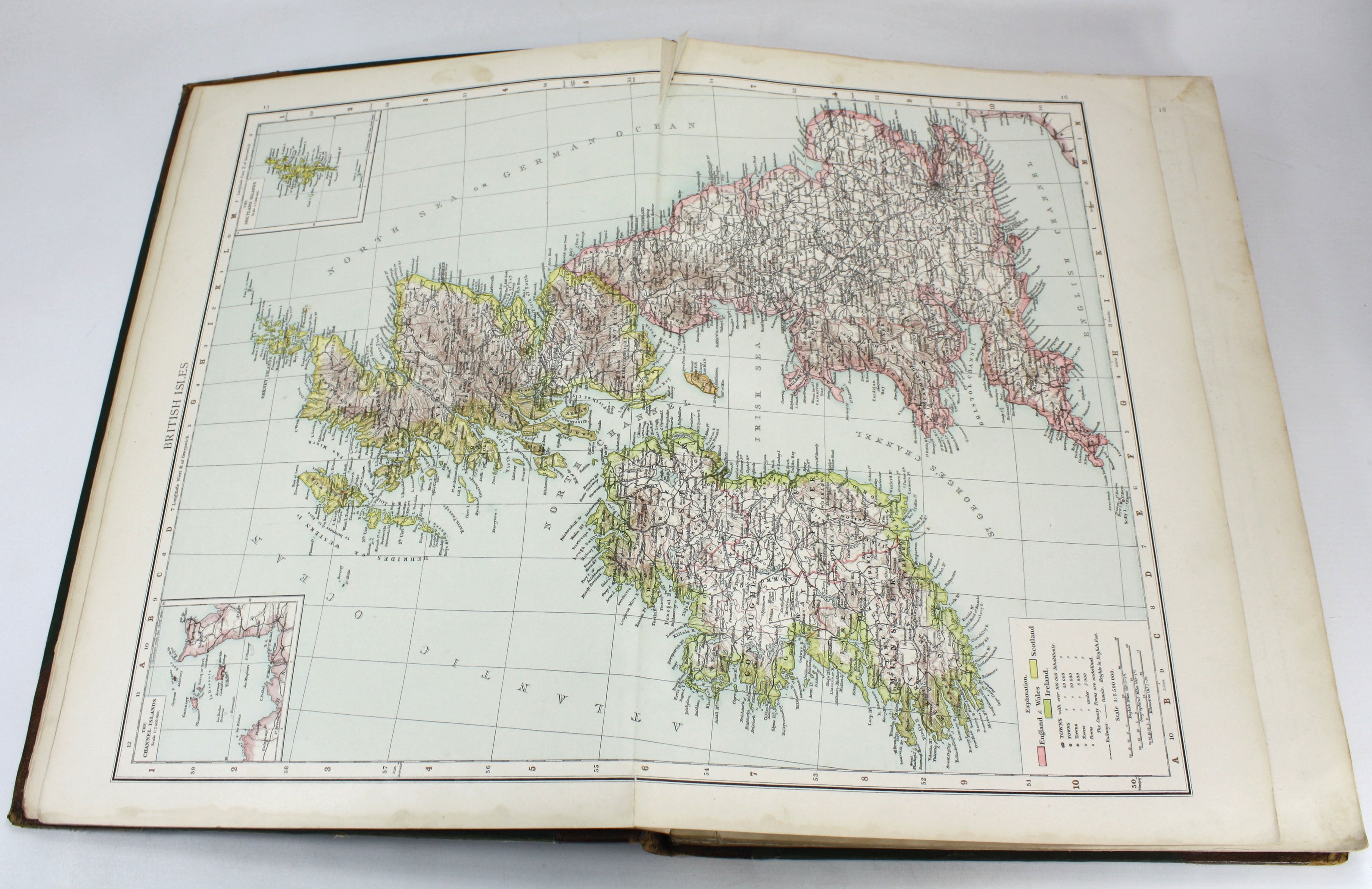 The Times Atlas, 1895. The first edition. — Lanna Antique
