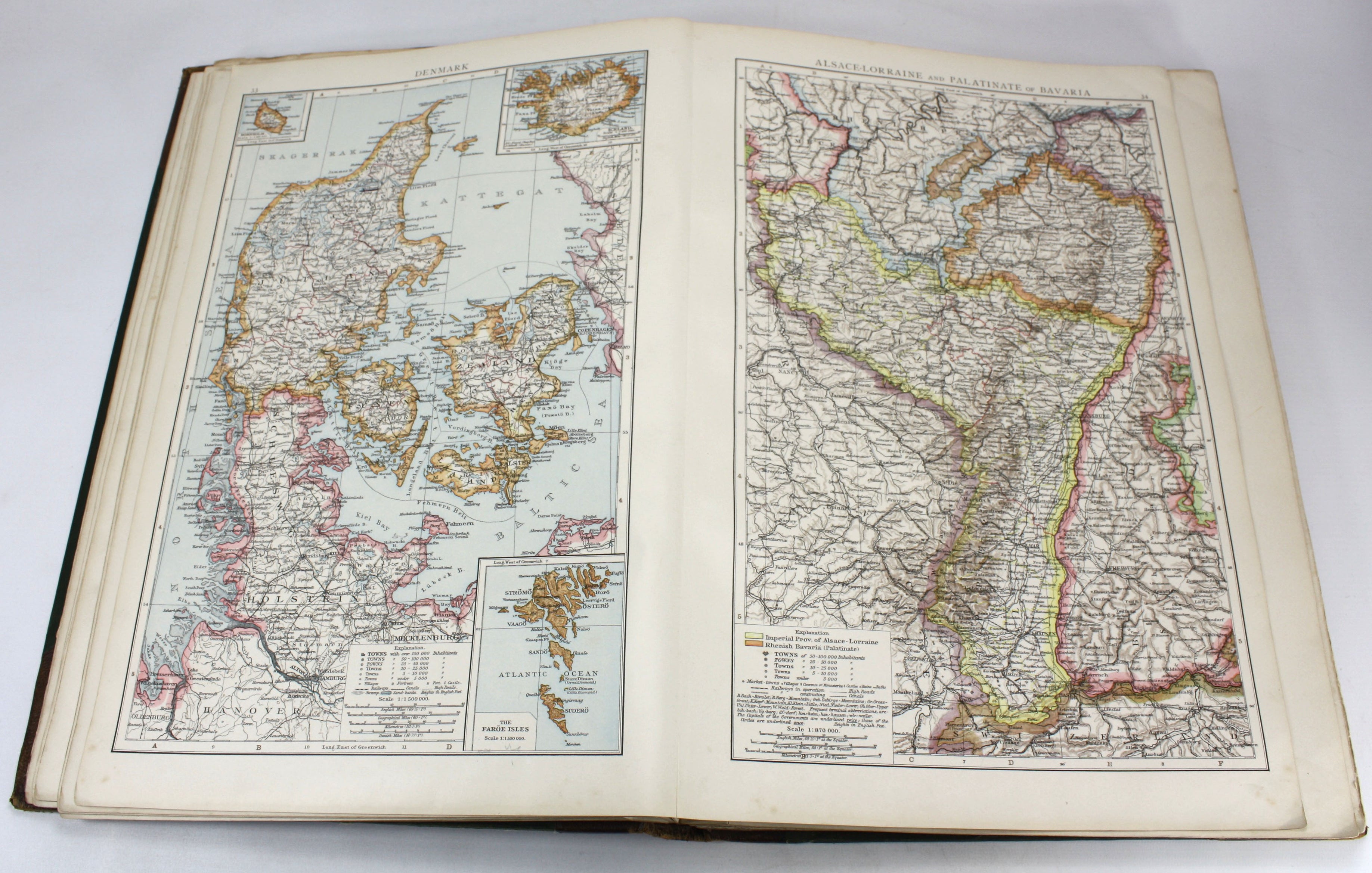 The Times Atlas, 1895. The first edition. — Lanna Antique