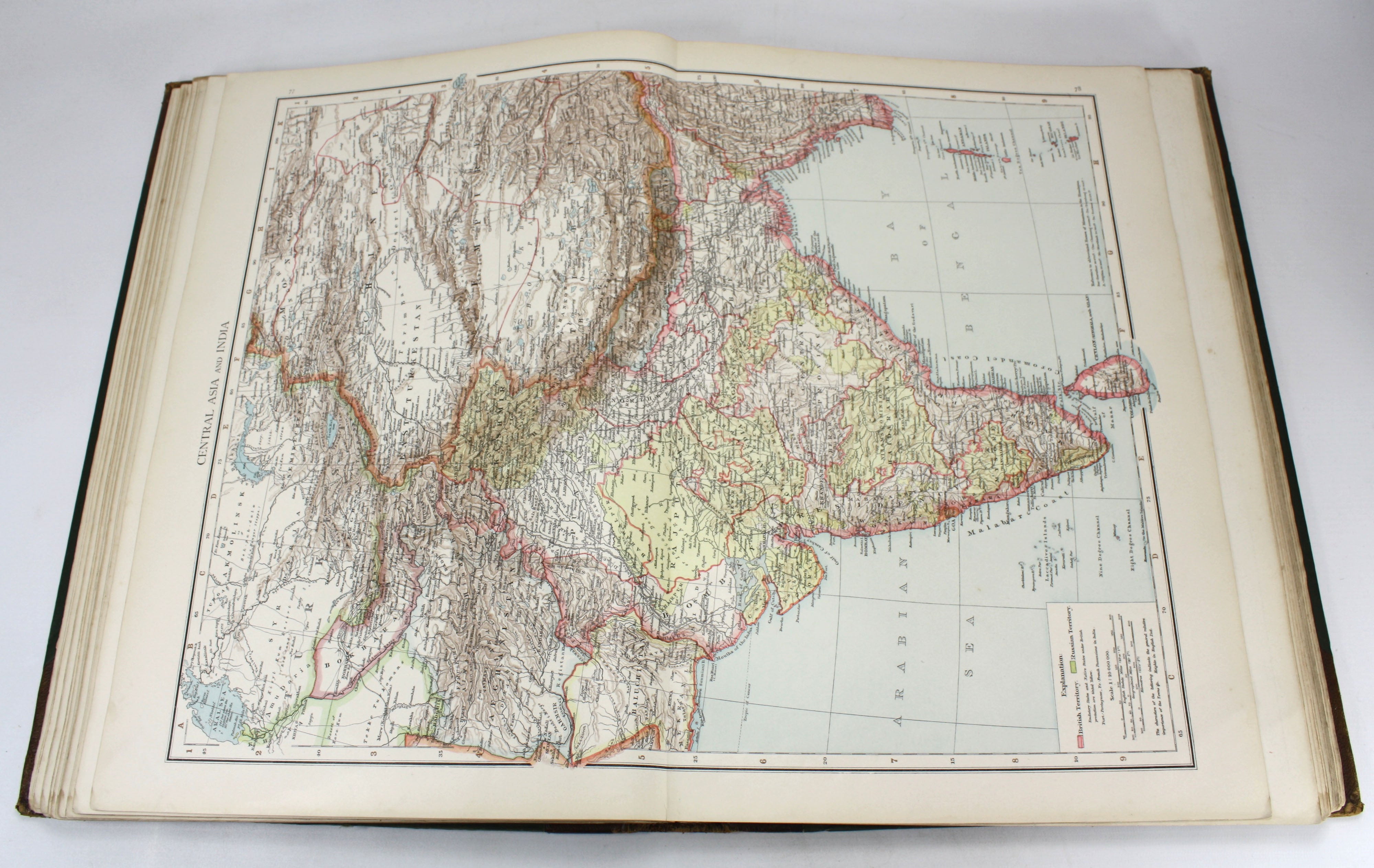 The Times Atlas, 1895. The first edition. — Lanna Antique