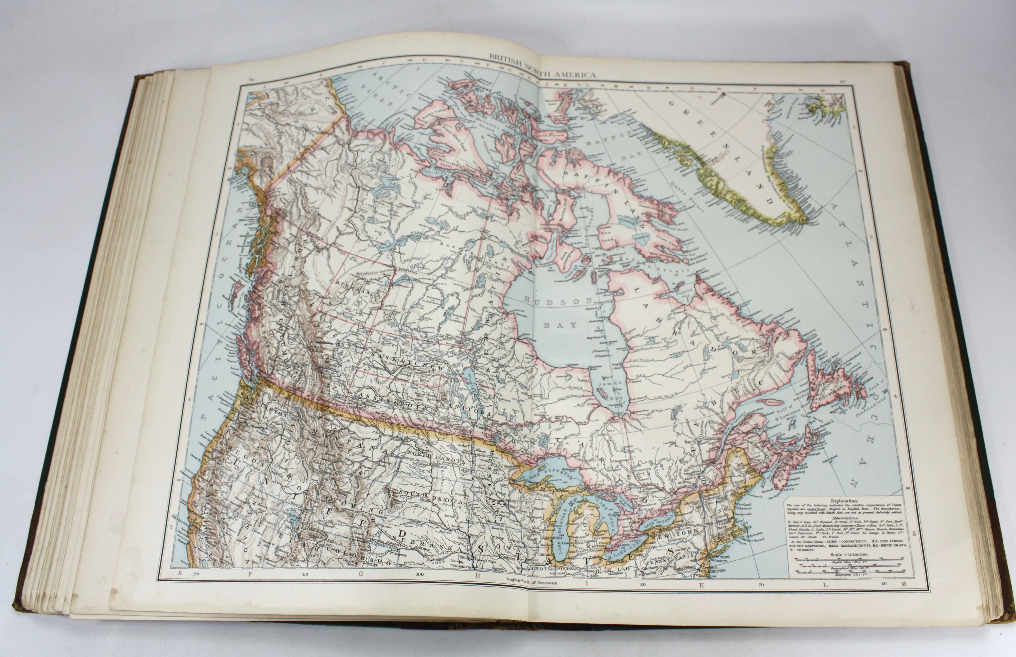 The Times Atlas, 1895. The first edition. — Lanna Antique