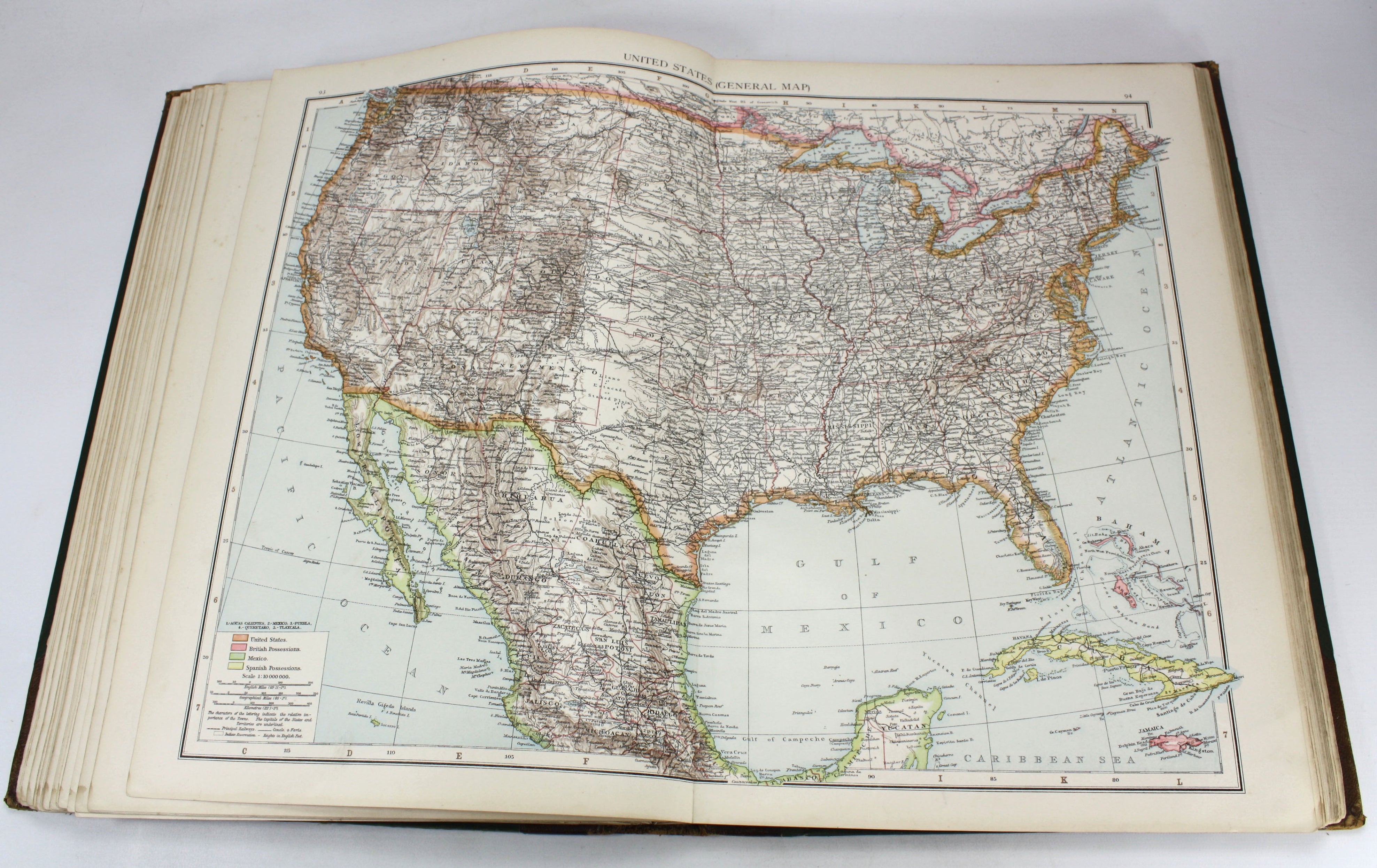 The Times Atlas, 1895. The first edition. — Lanna Antique