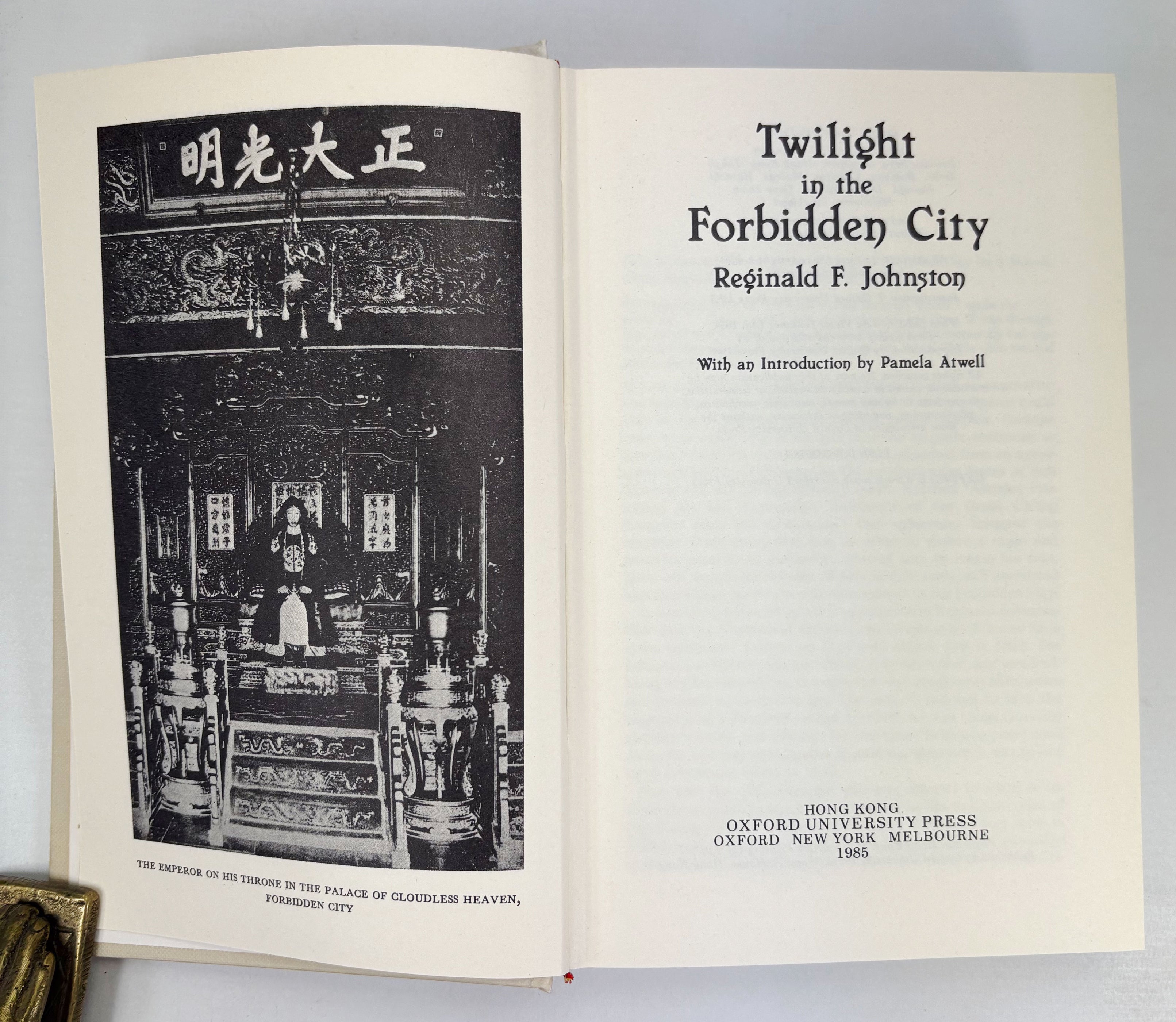 Twilight in the Forbidden City, Reginald F. Johnston, Oxford Universit ...