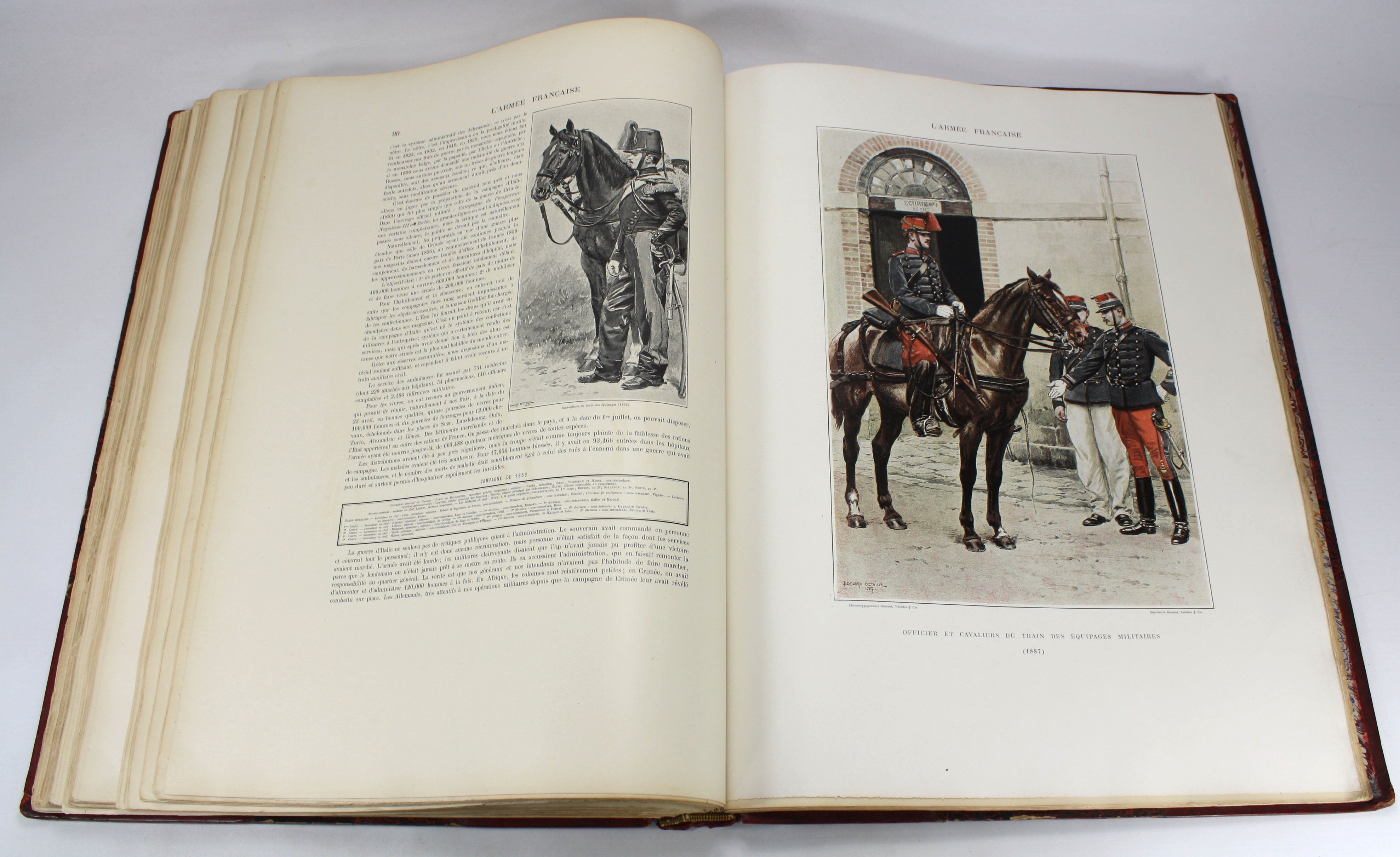Types et Uniformes; L'Armee Francaise, Edouard Detaille & Jules Richar — Lanna Antique