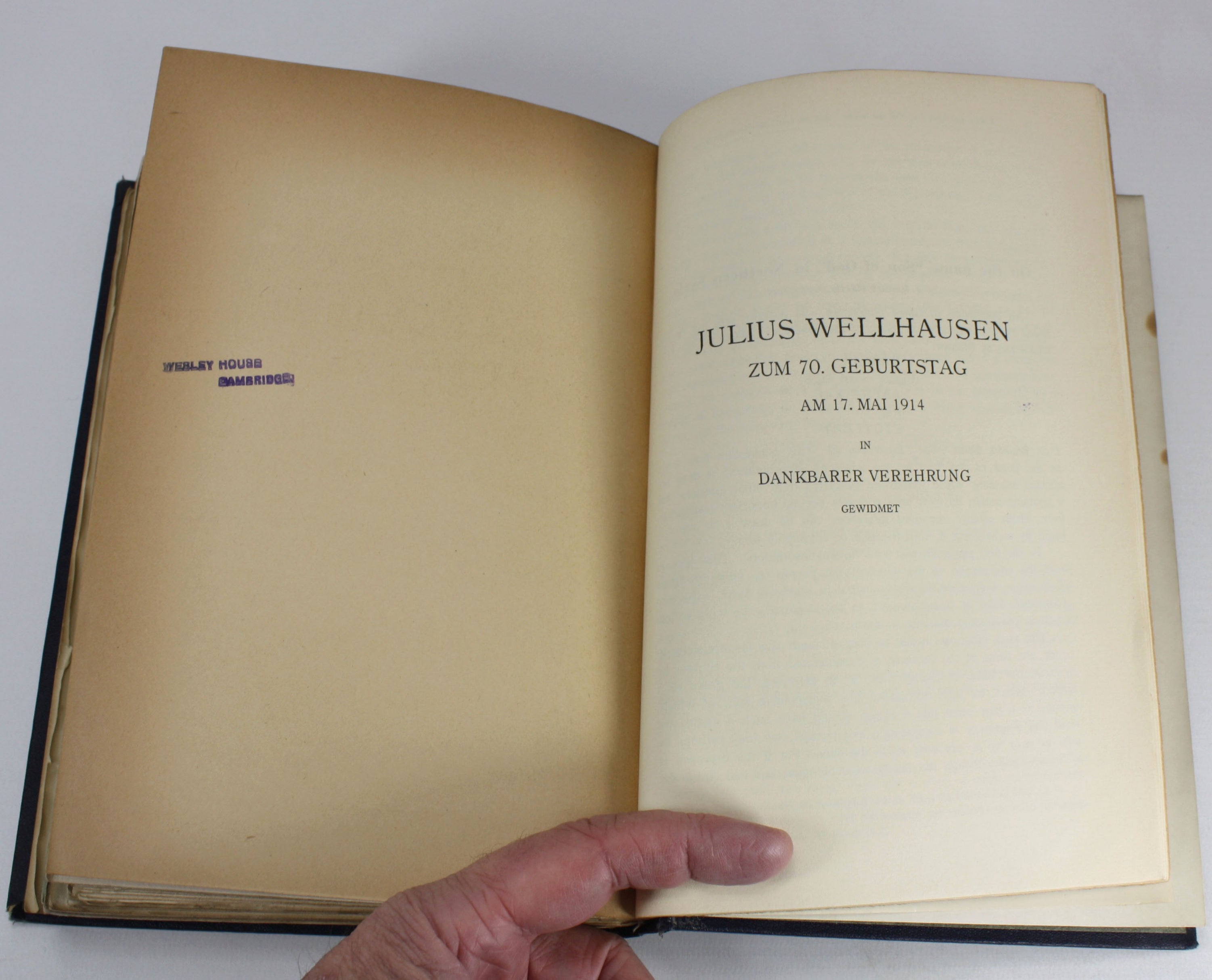 Bound Collection of Biblical Pamphlets, 1914. Collated by James Hope M ...