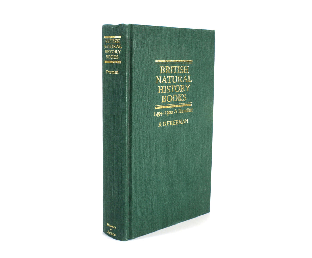 British Natural History Books 1495-1900, R.B. Freeman, 1980 — Lanna Antique