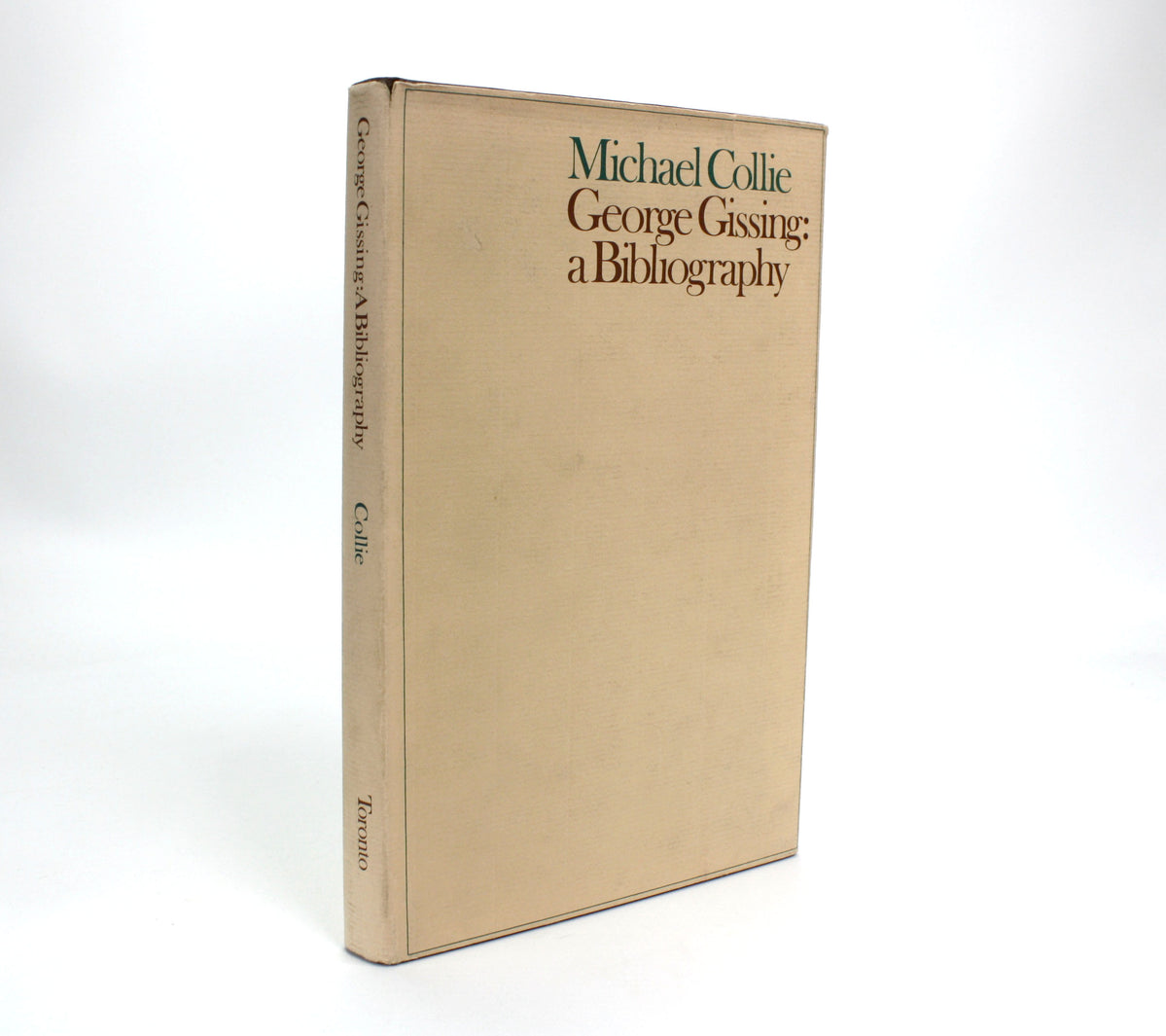 George Gissing: a Bibliography, Michael Collie — Lanna Antique
