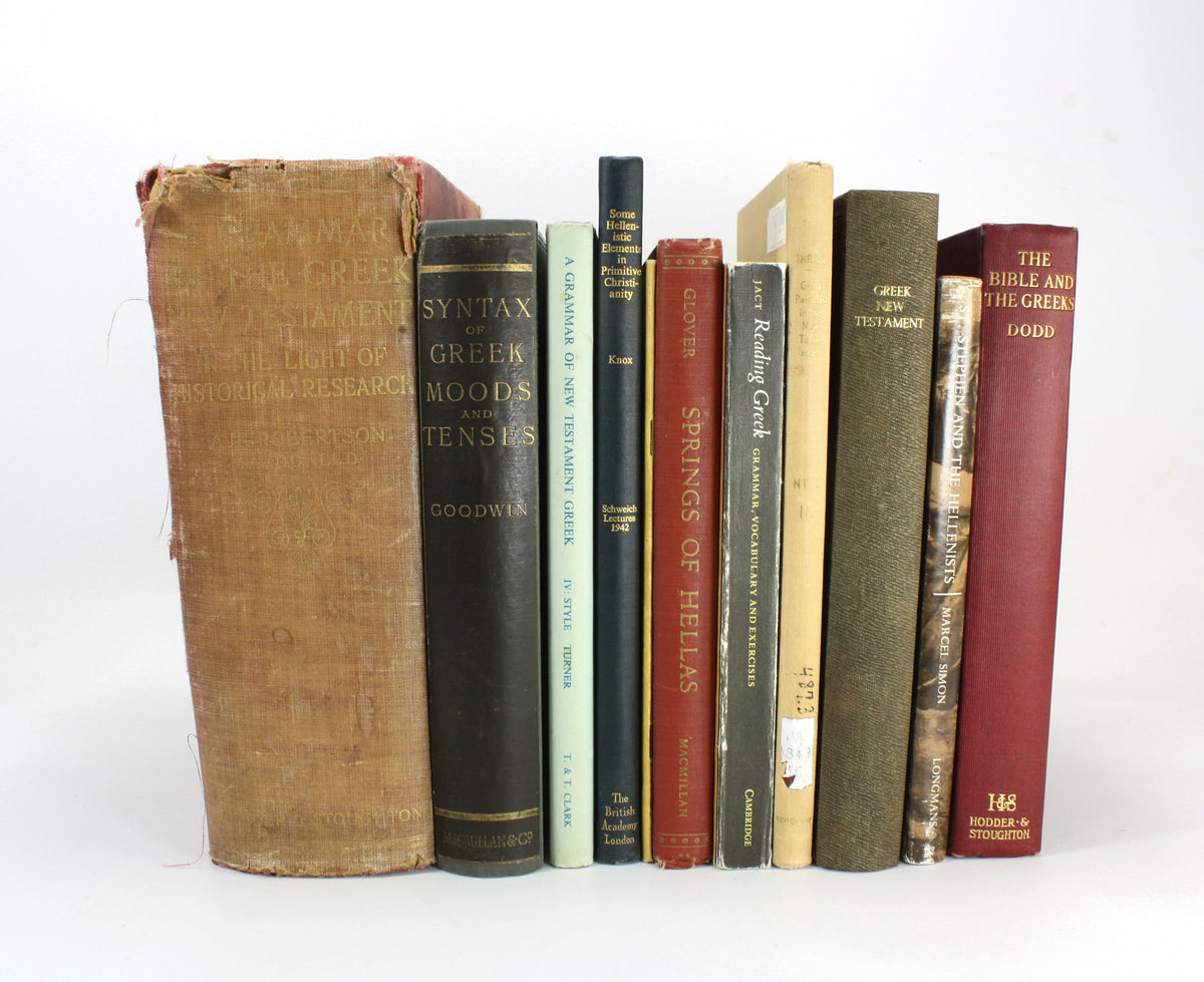 Theology Bundle: Greek and Christianity book collection — Lanna Antique