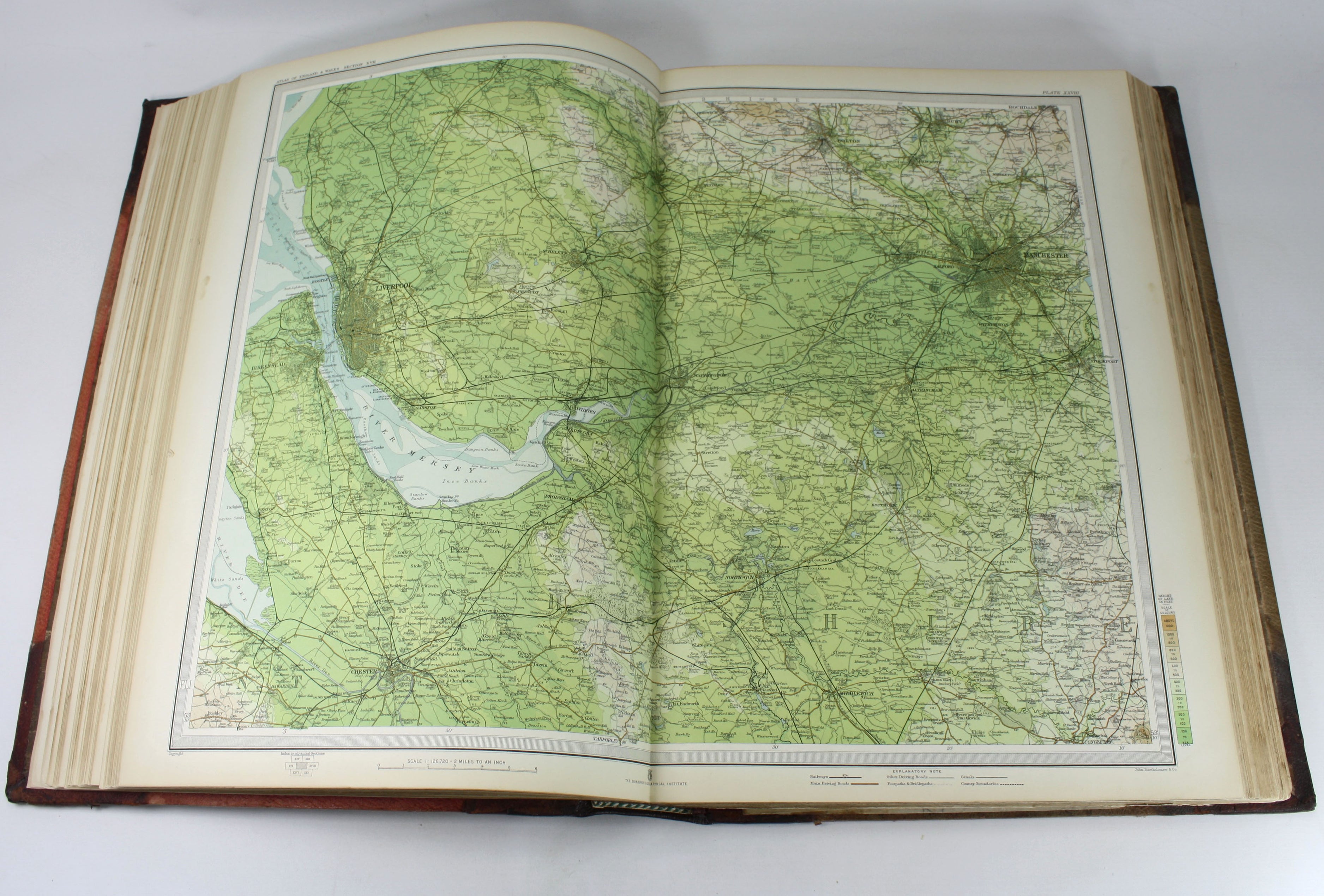 The Survey Atlas of England & Wales, Bartholomew 1903 — Lanna Antique