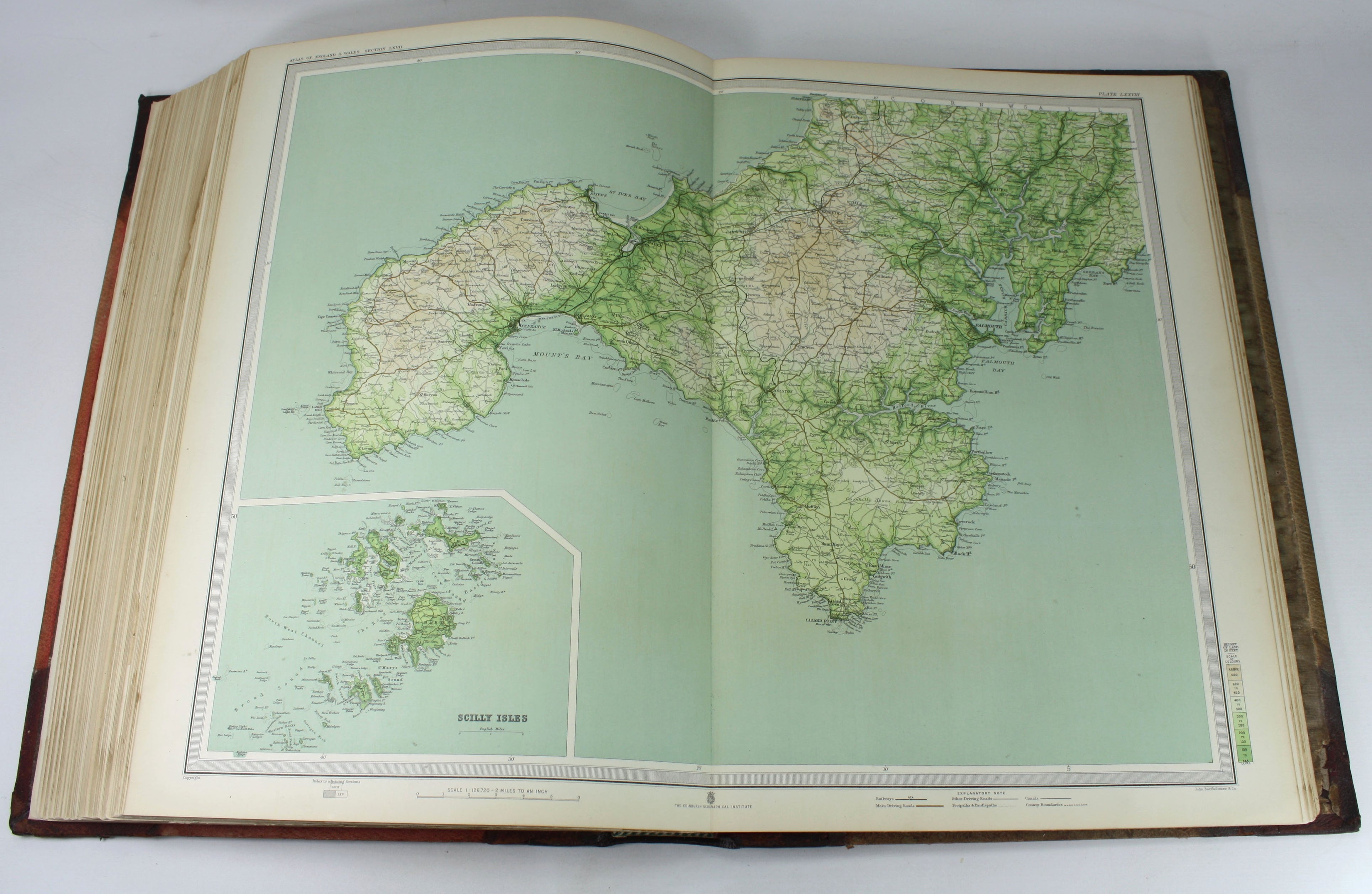 The Survey Atlas of England & Wales, Bartholomew 1903 — Lanna Antique