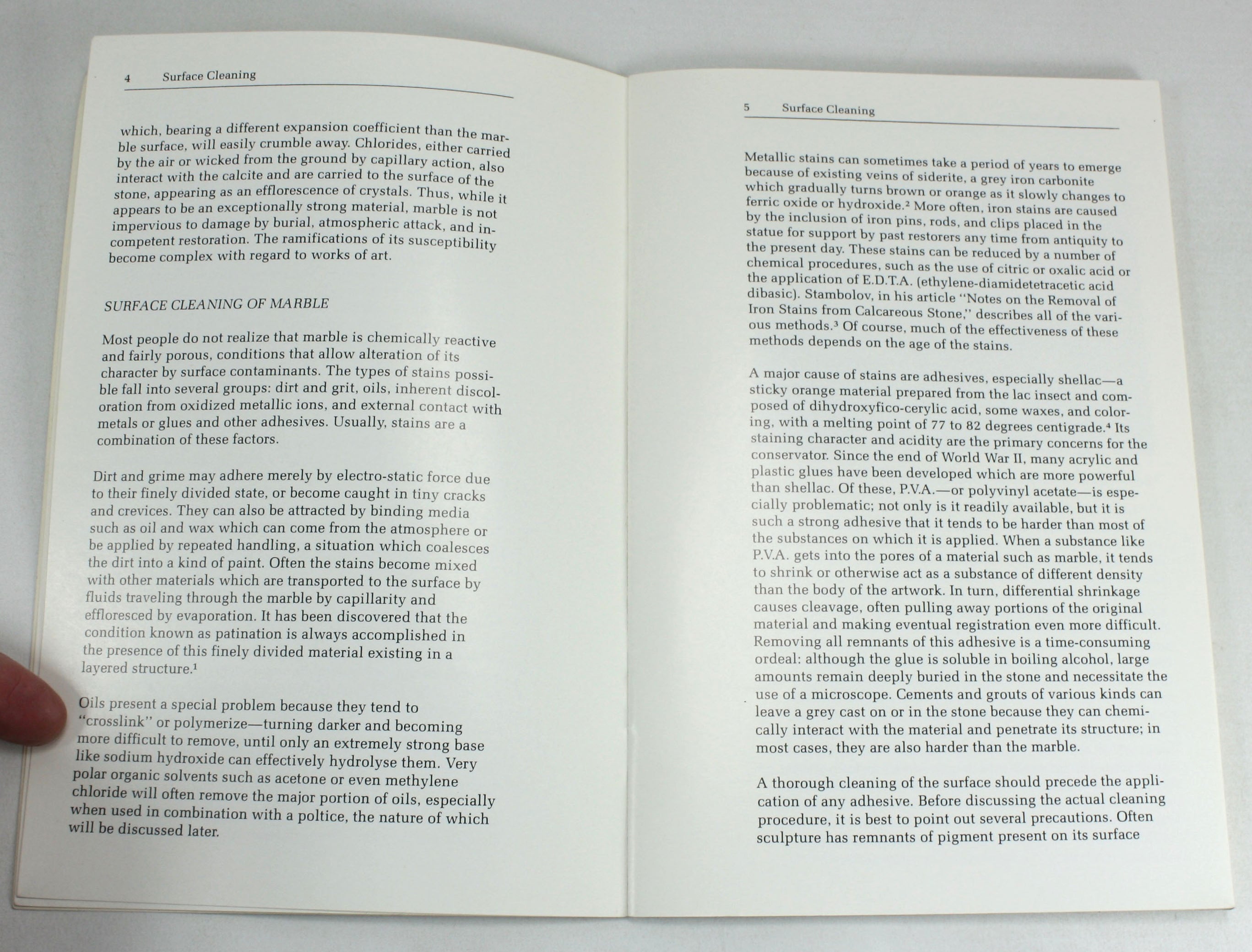 The Conservation of Ancient Marble, David Rinne, 1976 — Lanna Antique