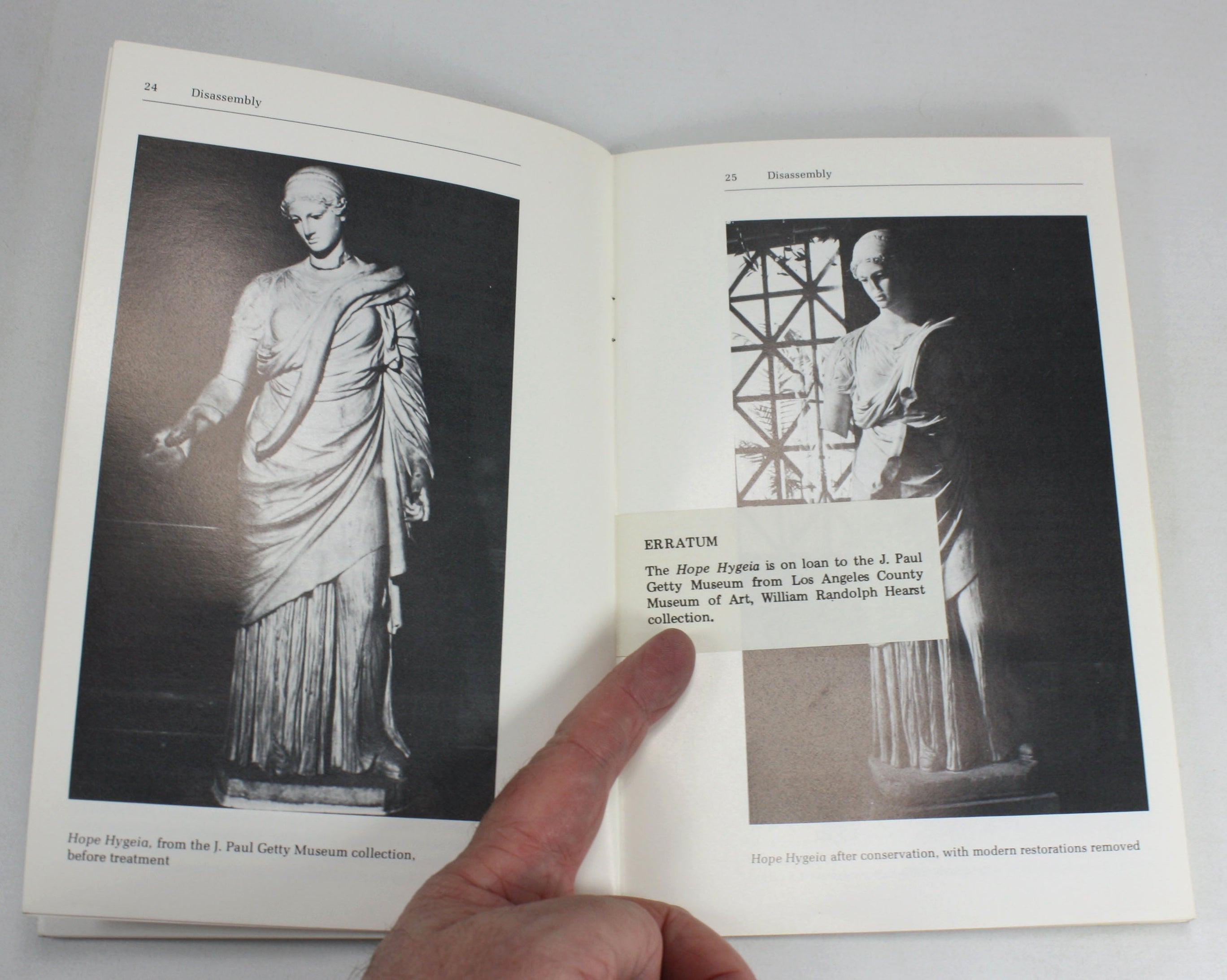The Conservation of Ancient Marble, David Rinne, 1976 — Lanna Antique
