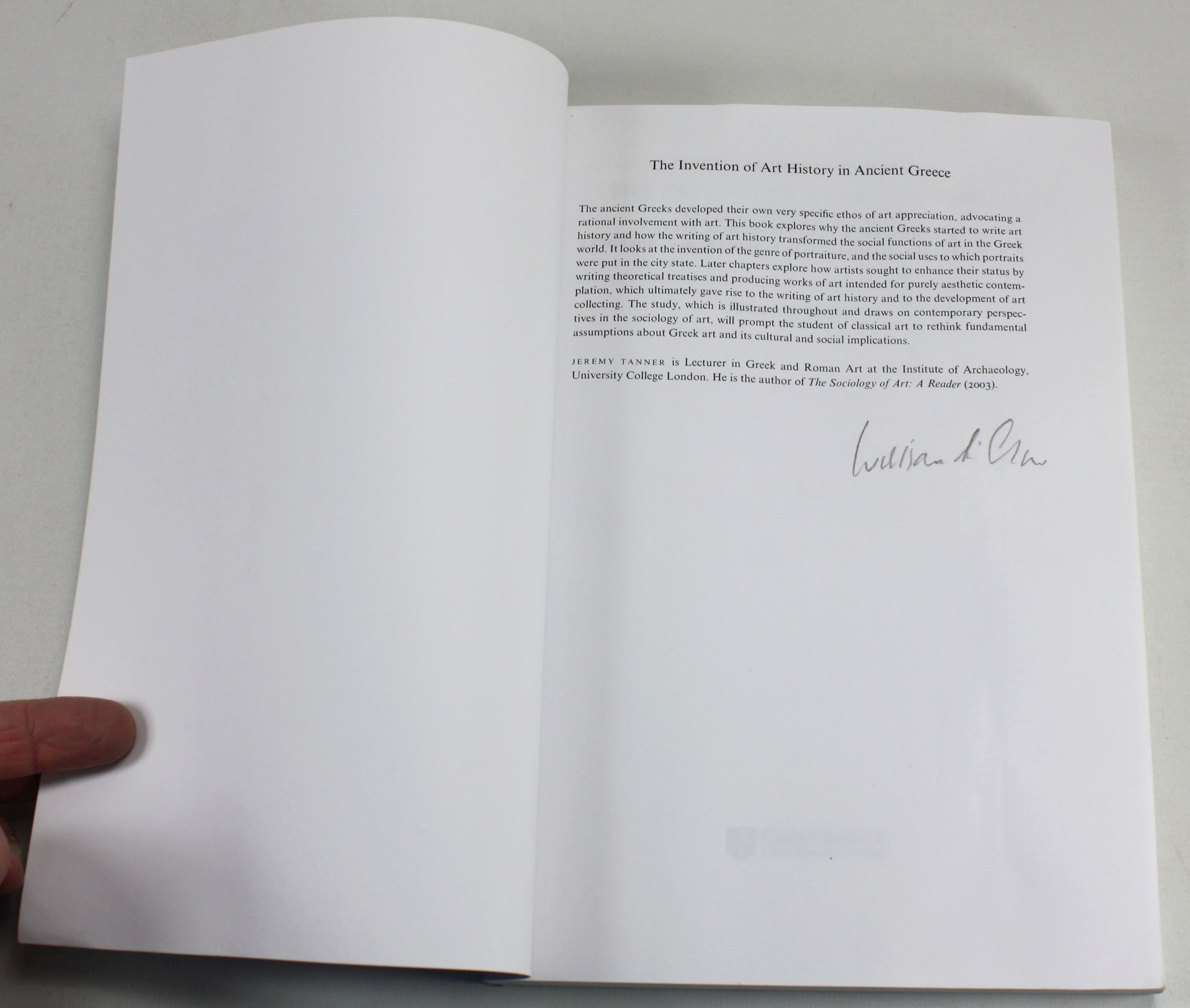 The Invention of Art History in Ancient Greece, Jeremy Tanner, 2009 ...