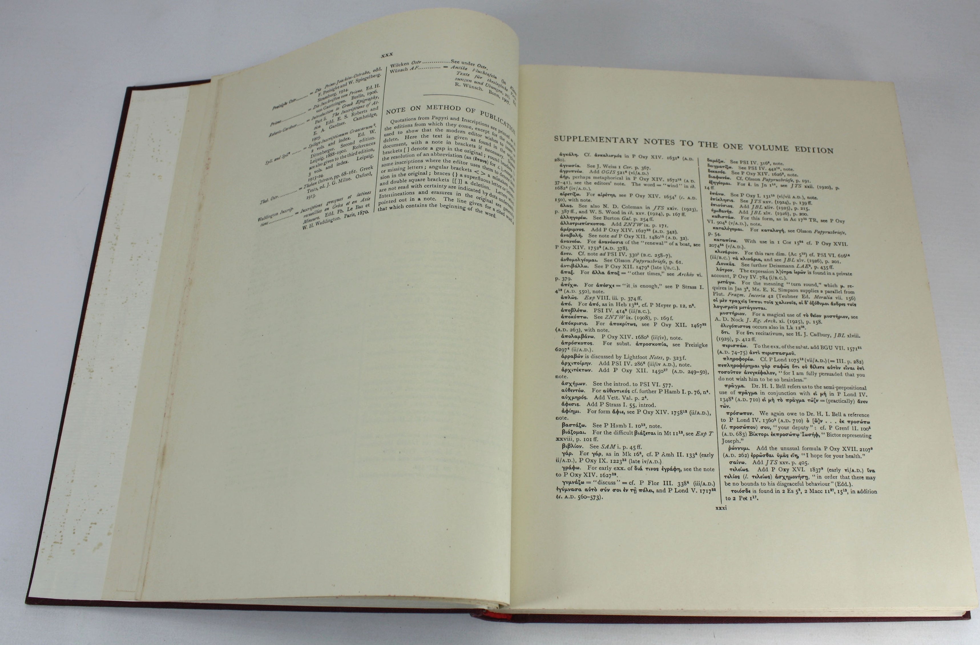 The Vocabulary of The Greek Testament, James Hope Moulton & George Mil ...