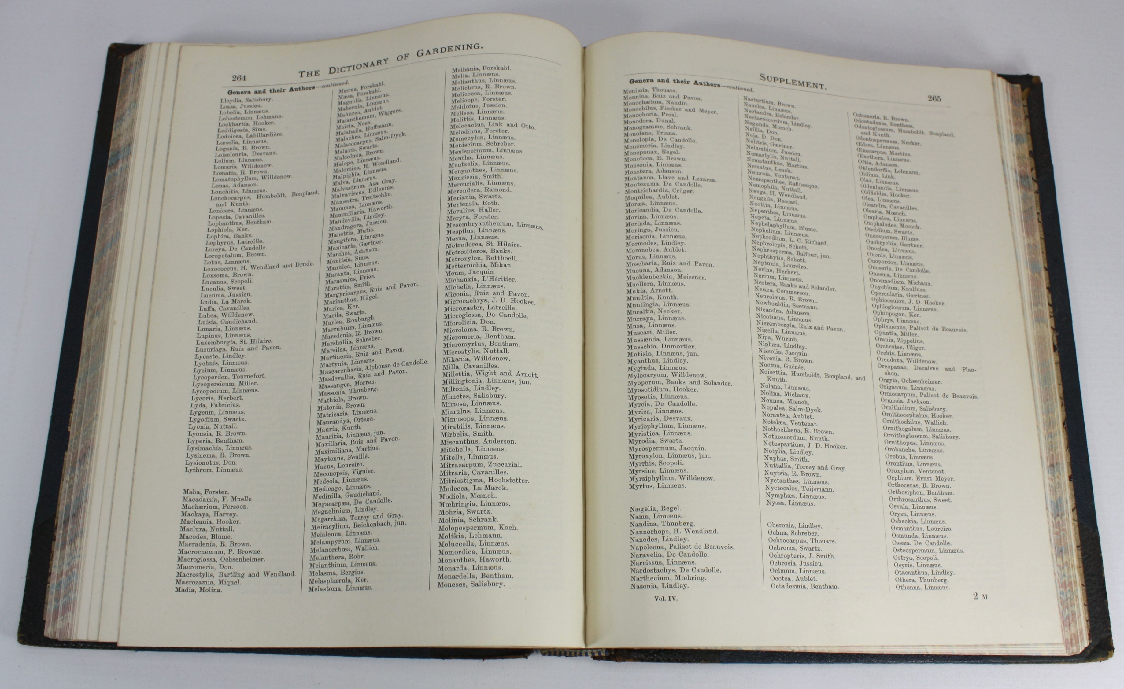 The illustrated Dictionary of Gardening, George Nicholson, 4 Volumes C ...