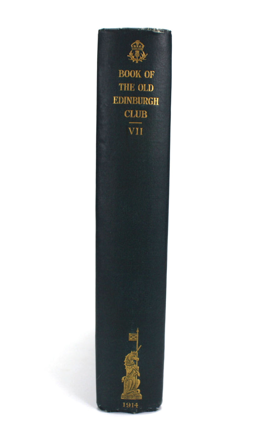 The Book of the Old Edinburgh Club, VII, 1914 — Lanna Antique